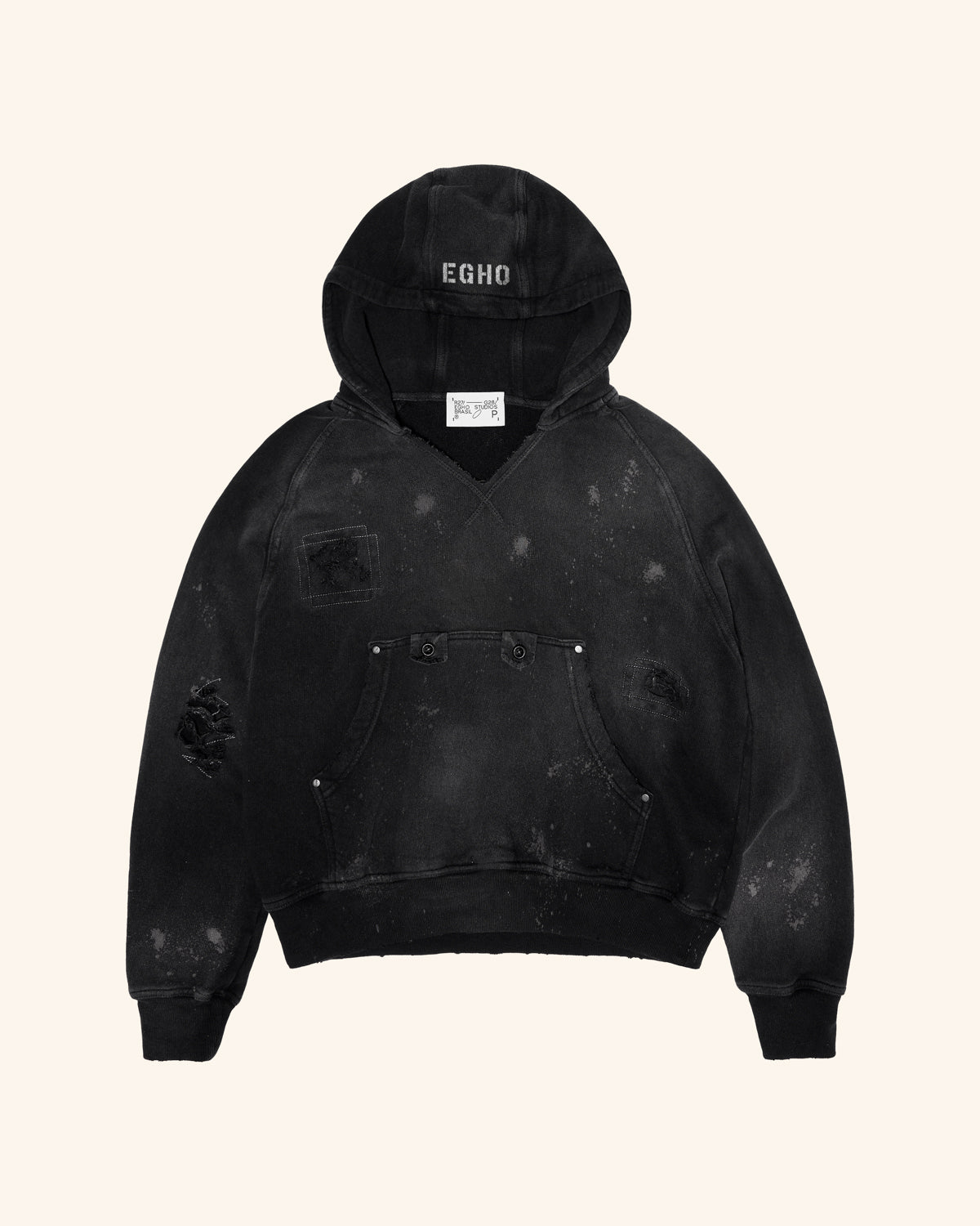 VOID HOODIE - DIRTY BLACK – EGHO®